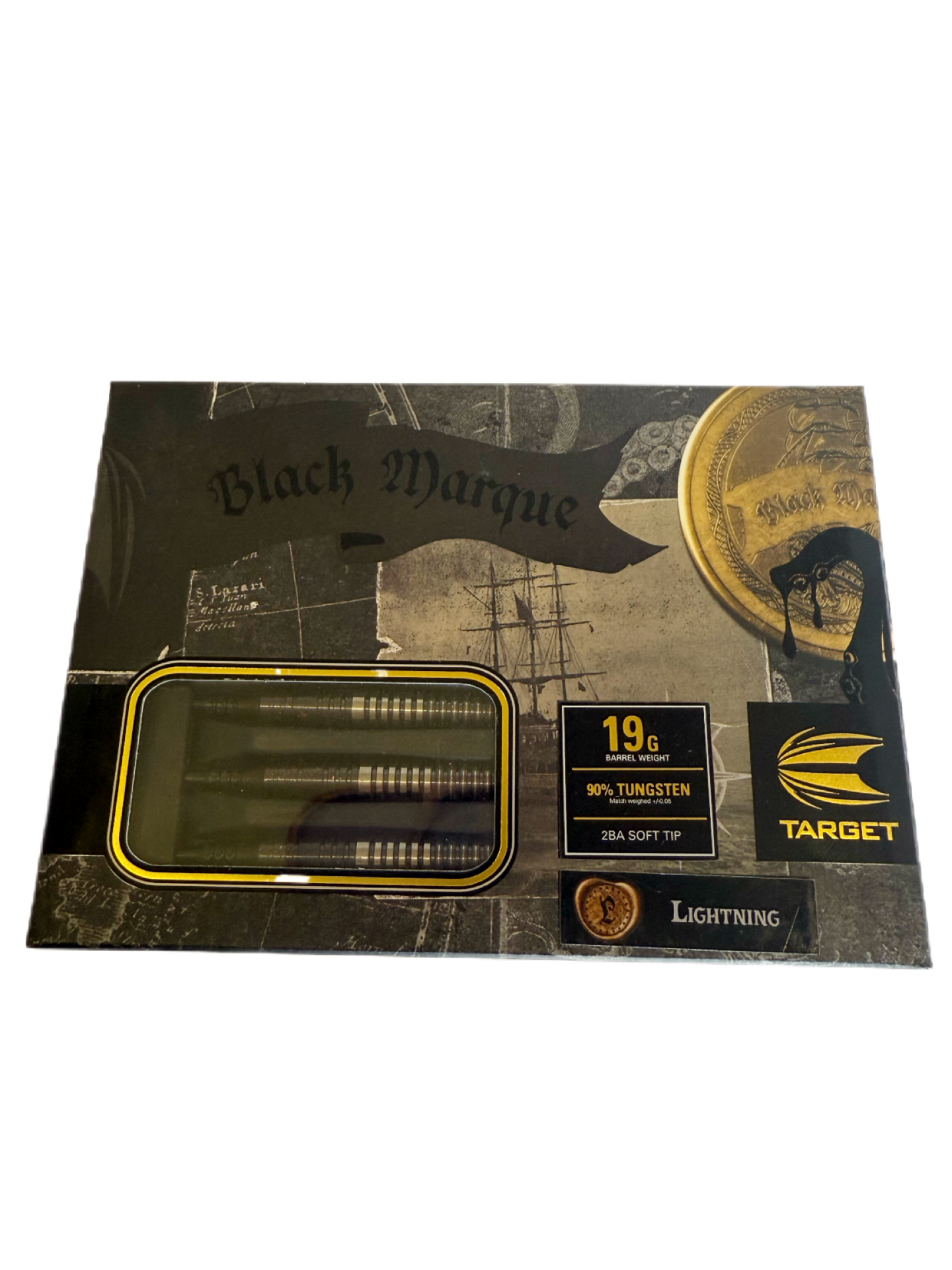 Target Chris Lim Black Marque Lighting 2.0 2BASoft Tip Darts - 19gm ...